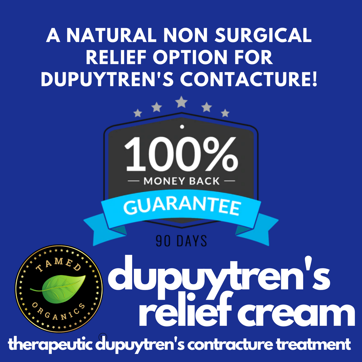Dupuytren's Contracture Natural Treatment Cream | 3 PK – Tamed Organics ...