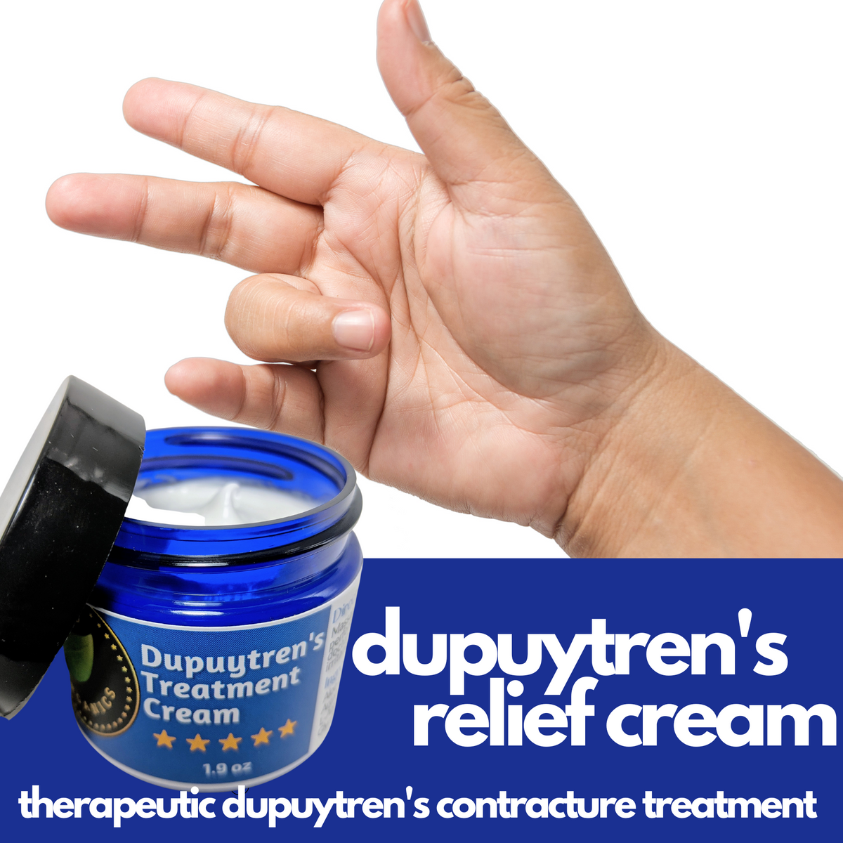 Dupuytren's Contracture Natural Treatment Cream | 3 PK – Tamed Organics ...