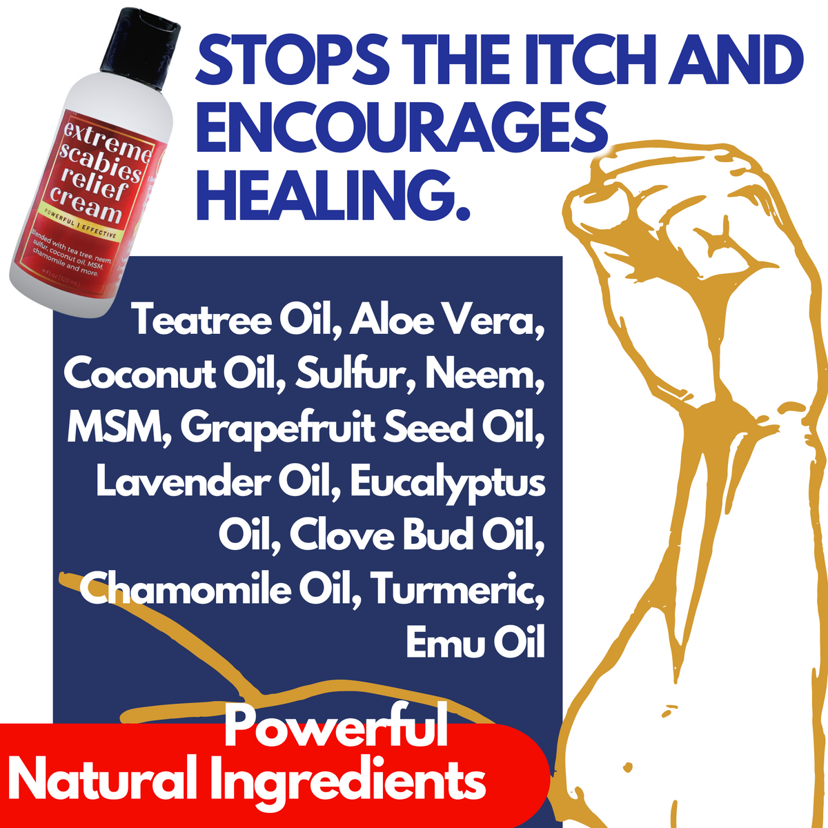 Scabies Individual Treatment Kit with 1 Scabies Relief Cream & 1 Scabi ...