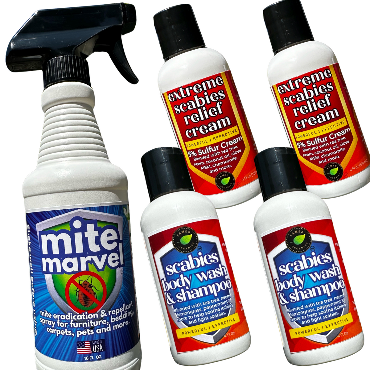 Scabies Complete Treatment System for Family, Home, and Pets – Tamed ...